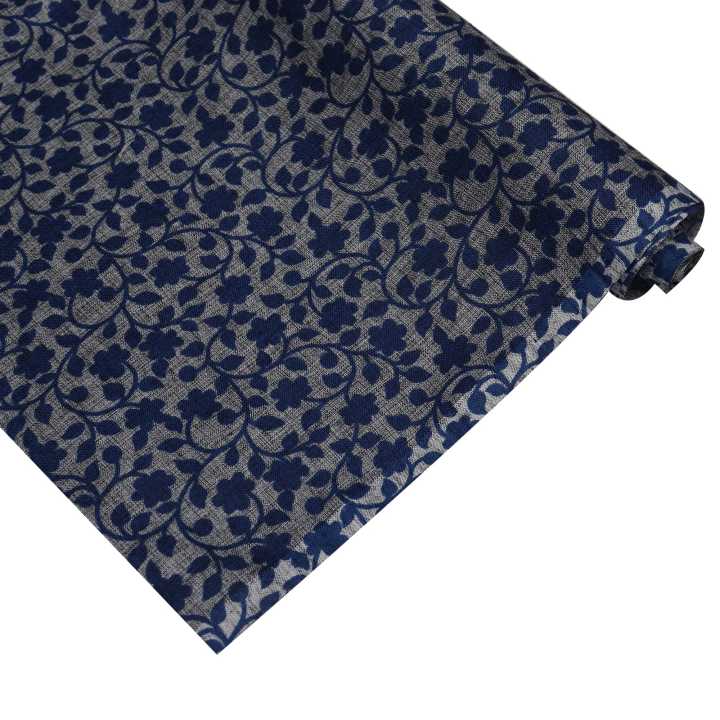Mix Blue Teddy Cotton Flower Design Shirt Cloth 4m For Men | Daraz.com.np