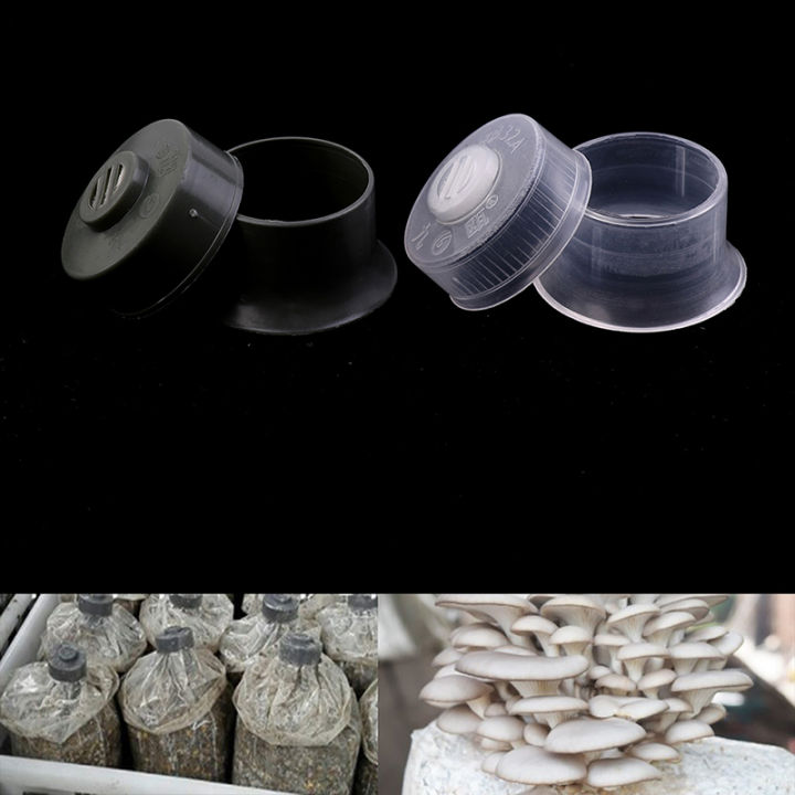 20Pcs Mushroom Spawn Grow Bag Cap Lock Ring Sealable Garden Planter ...