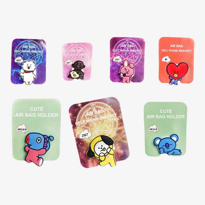 BTS Cute Pop Socket BT21 Army Design Mobile Socket | Daraz.com.np