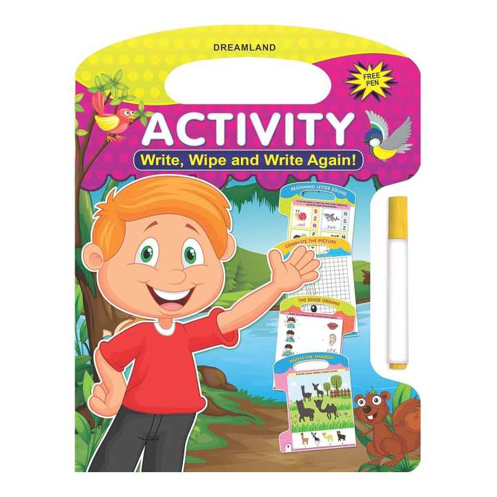 Dreamland Write Wipe And Write Again - Activity | Daraz.com.np