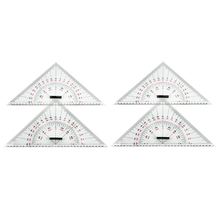 fasdaga 2X Chart Drawing Triangle Ruler for Ship Drawing 300mm Large ...