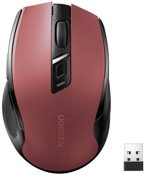 Ugreen Ergonomic Contoured-Shape Design Wireless + Bluetooth Mouse ...