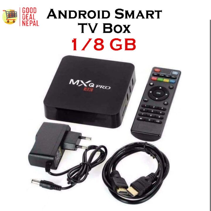 4K Smart Tv Box Android Media Player Wifi / Lan / Hdmi / Dlna - 1GB RAM ...