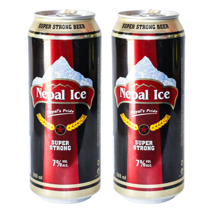 Nepal Ice Super Strong Can Beer - 500 ml ( Pack of 2 ) | Daraz.com.np