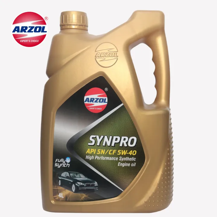 Lubricant Arzol Synpro 5W40 (Api Sn,Cf)-4L (N) | Daraz.com.np