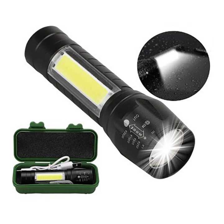 Mini Rechargeable LED Tactical Flashlight(Torch Light) | Daraz.com.np