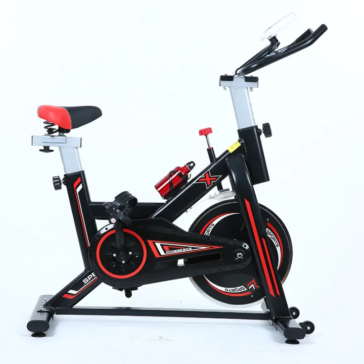 Indoor Cycling Bike, Silent Belt Drive Exercise Bike Stationary Bicycle ...