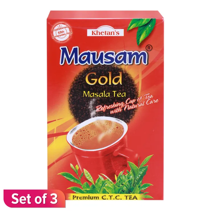 Mausam Gold Masala Tea 200gm Set of 3 | Daraz.com.np