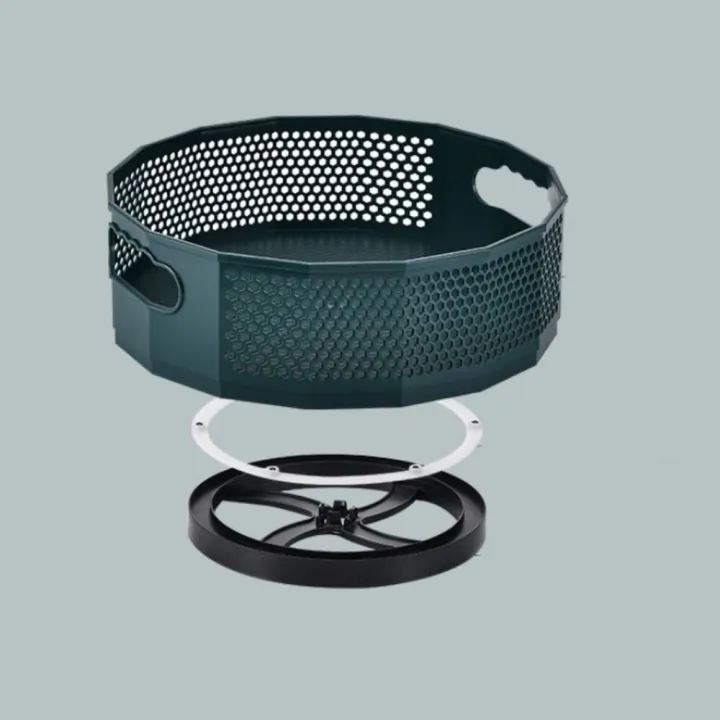 New 360 ° Rotating Plastic Storage Tray Large Capacity Multifunction ...