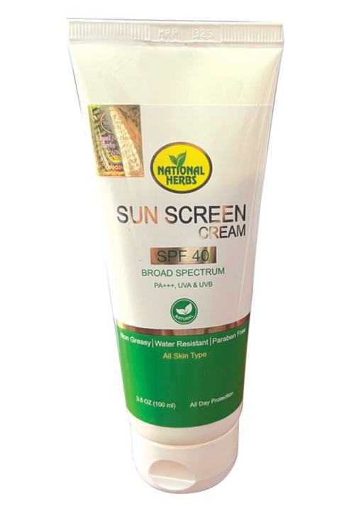 Sun Screen (SPF 40) National Herbs | Daraz.com.np