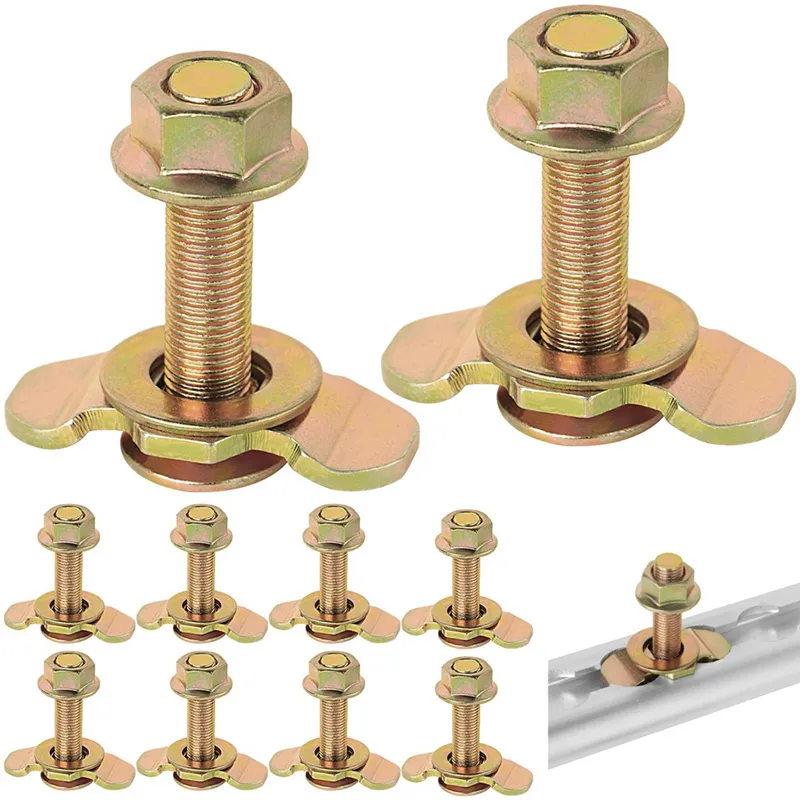 L Track Threaded Stud Fittings L-Track Threaded Double Stud Lug Fitting ...