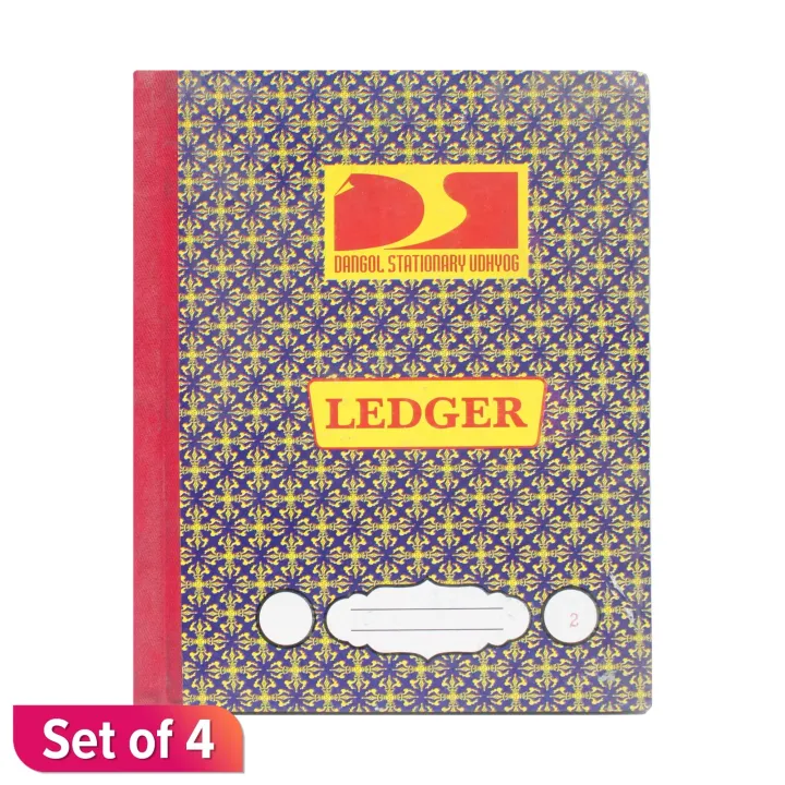 Dangol Stationary Udhyog Half Ledger Size 3 Set Of 4 | Daraz.com.np