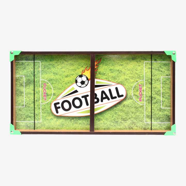 Multi Color Wooden Pucket Football 3 In 1 Game Board With Ludo & Snake ...