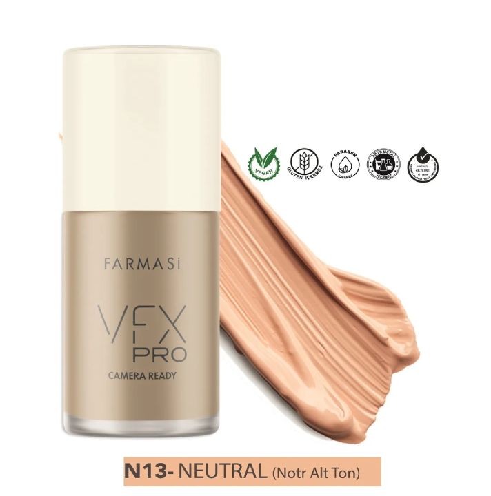FARMASl VFX Pro Camera Ready Foundation - N13 (30ml) | Daraz.com.np