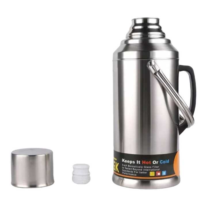 Steel Body Thermos Vacuum Flask 3.2 Ltrs Glass Inside | Daraz.com.np