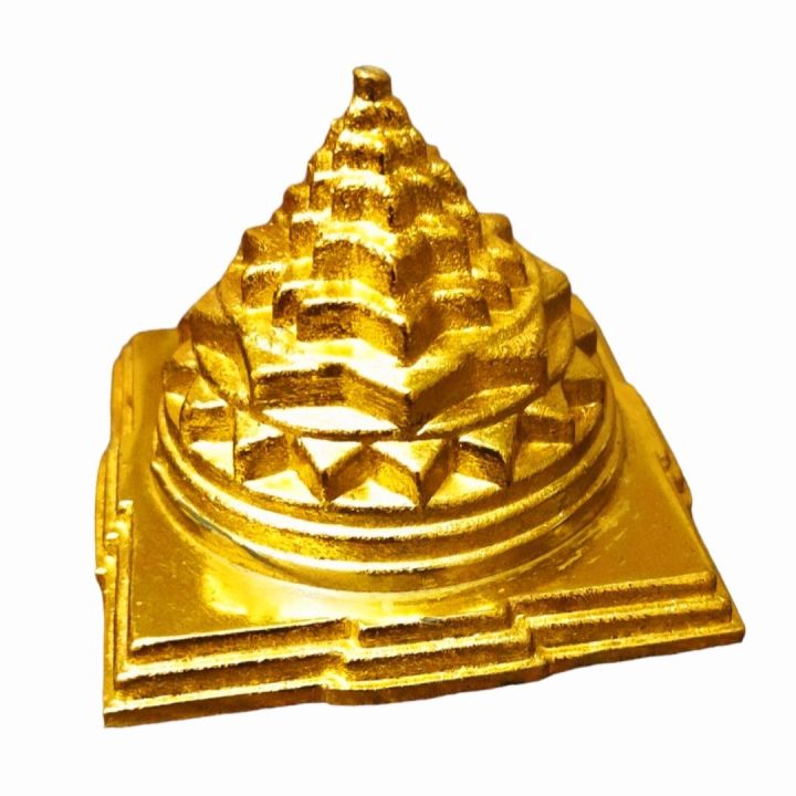 Sumeru Shree Yantra Brass Shri Meru Chakra Metal Made Maha Lakshmi ...