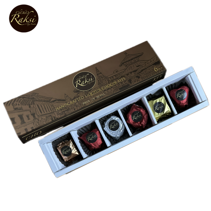 Chokoraksi Assorted Liqueur Chocolate Box (6Pcs) | Daraz.com.np