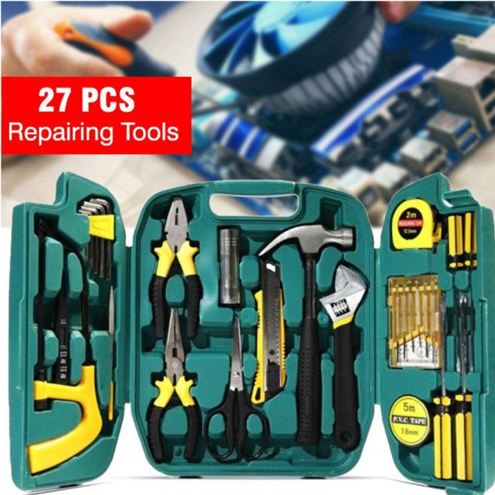 27 In 1 Multipurpose Tool Set for Repair and Maintenance Complete Set ...