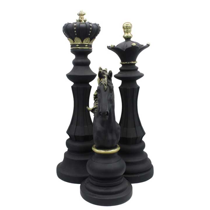Chess Piece Statue Sets Of 3 | Daraz.com.np