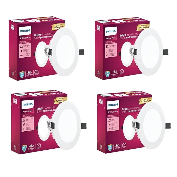 PHILIPS 10W Round AP Plus UltraGlow LED DL LED Panel Ceiling Light ...