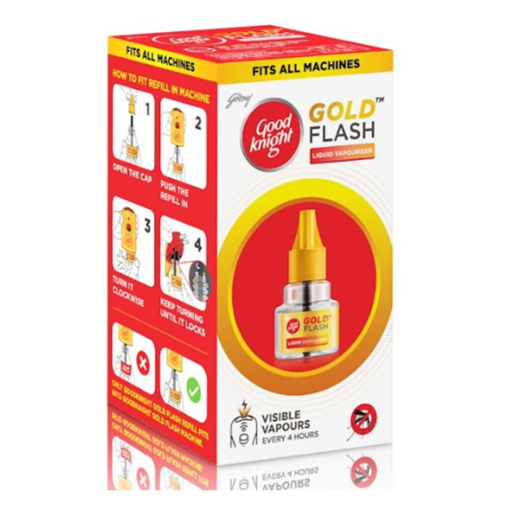 Good Knight Gold Flash Liquid Vapouriser (45ml\3 pcs) | Daraz.com.np