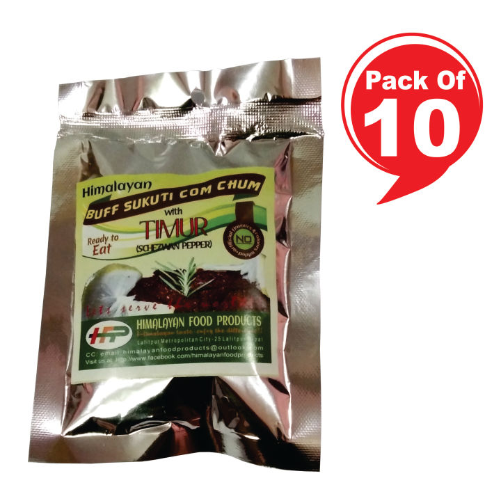 Himalayan Food Products Buff Sukuti Achar With Timur 32gm Dark Brown ...