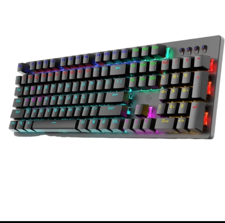 HP GK100F Mixed Light Green Axis Mechanical Keyboard | Daraz.com.np