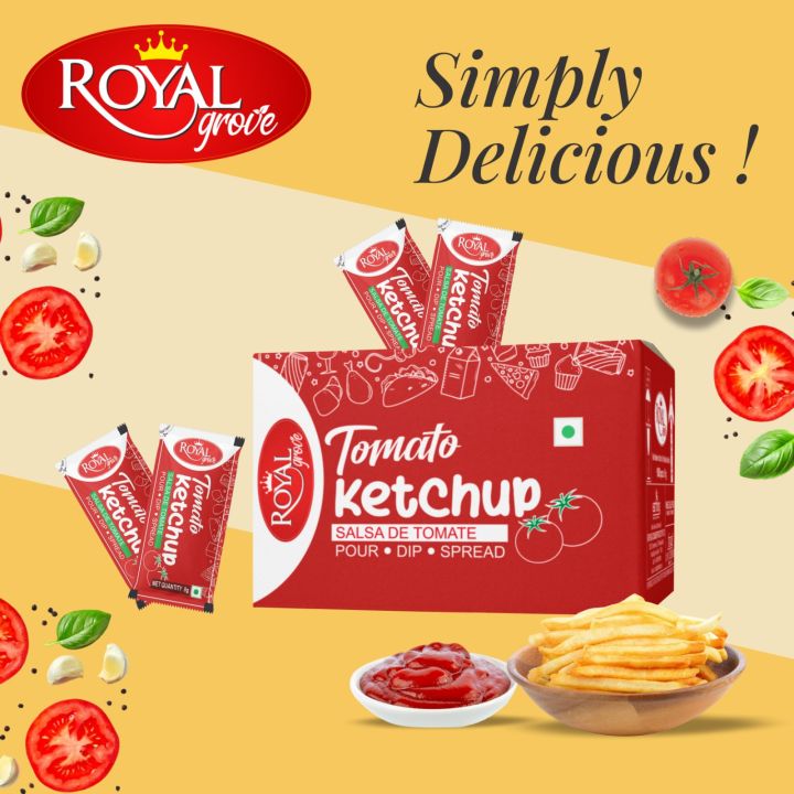 Bakers Creation Royal Groove Tomato Ketchup sachet (Tomato Ketchup Bulk ...