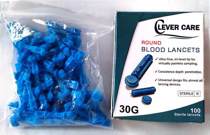 Clever Care Glucometer Blood Lancet Needle | Daraz.com.np