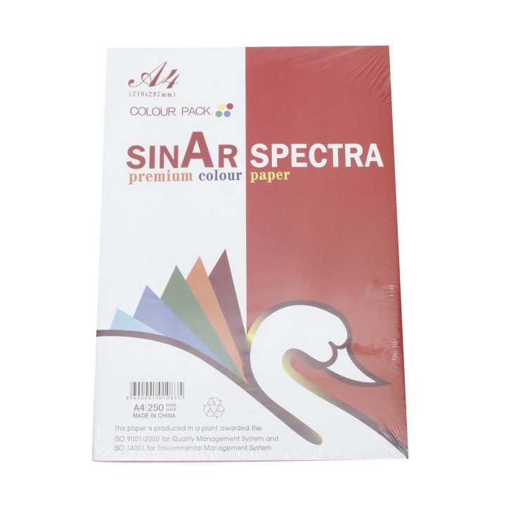 Color Paper A4 Size Multicolor 250 Sheets Pack | Daraz.com.np