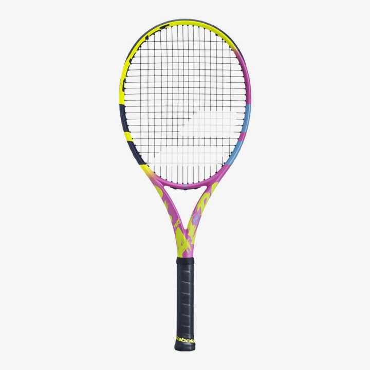 Babolat Yellow/Orange/Purple Color Pure Aero Rafa Unstrung 300G Tennis ...