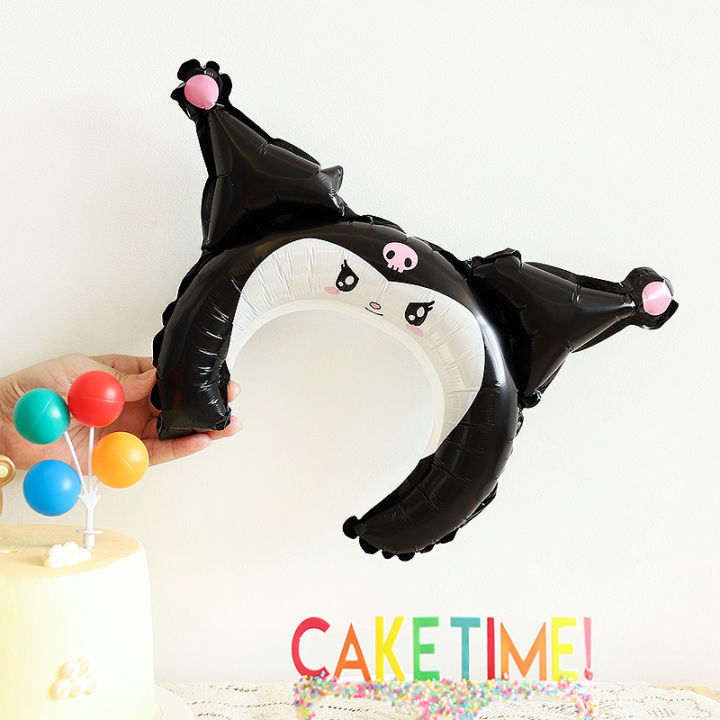 Vylon 10/30/50PCS Sanrio Headband Balloon Set Inflatable Kuromi Hello ...
