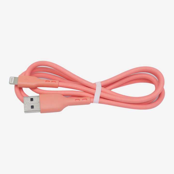 Pink Silicon Lightning Data Cable | Daraz.com.np