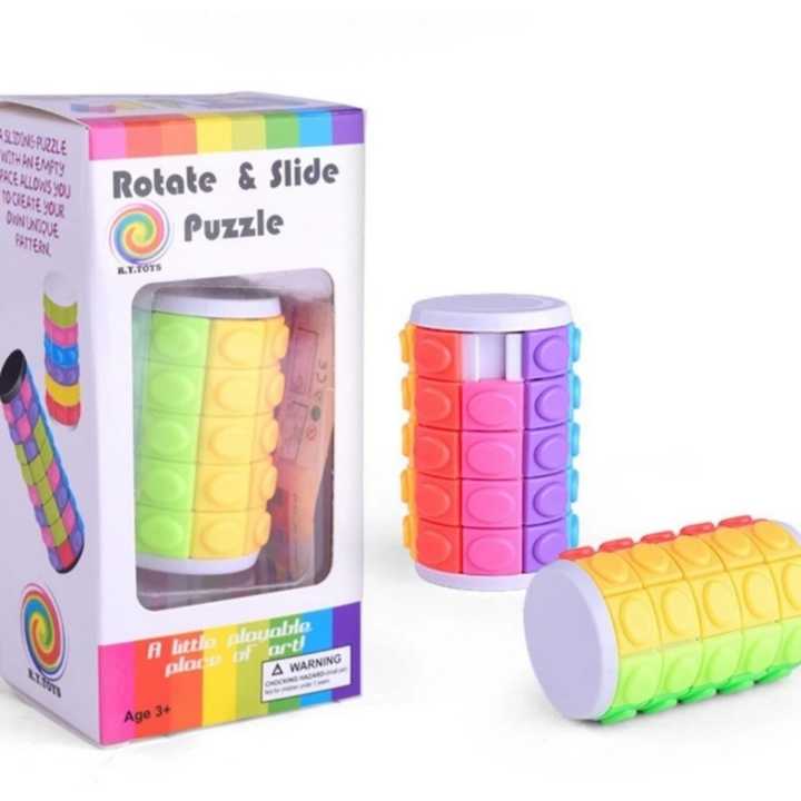 Fidget Toy Ratate & Slide Puzzle Spinner Cube | Daraz.com.np