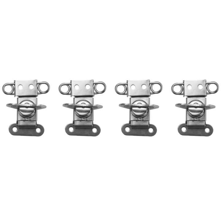 NAMUNY 4 Pack 304 Stainless Steel Twist Latch with Keeper and Spring ...
