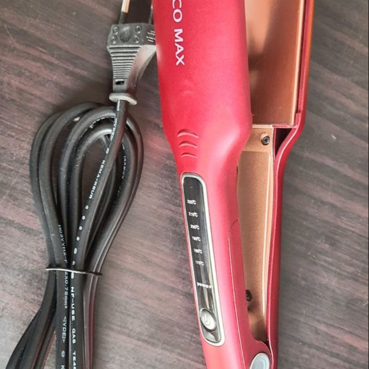 Moco Max ThermoProtect Professional Corn Hair Iron Temperature Display MX-9901 | Daraz.com.np