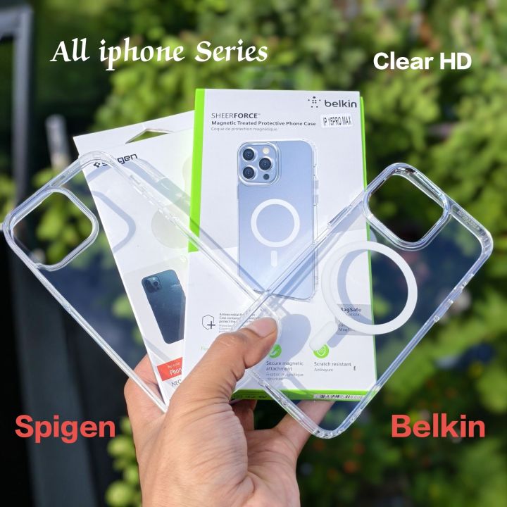 Spigen & Belkin Magsafe iphone All Series 7+ / 8+ X Xs Max XR 11 12 13 ...