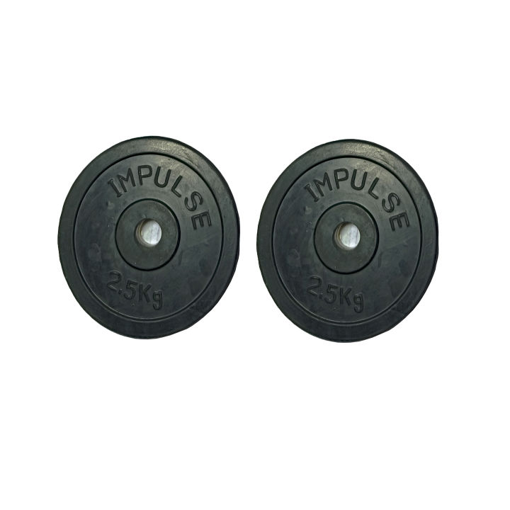 2.5kg Weight Plates 2.5Kg 2 Piece Rubber Plates | Daraz.com.np