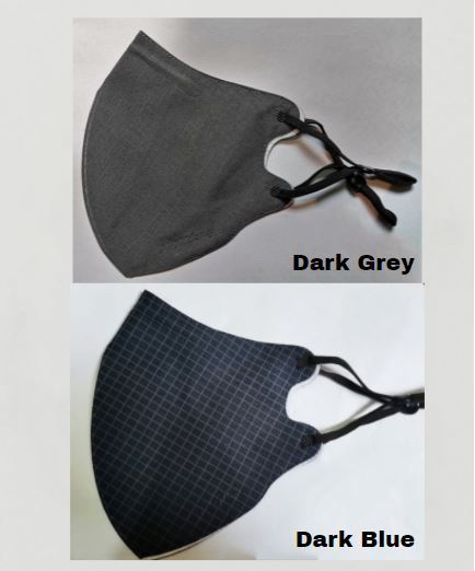 Combo Of 2 Full Mouth Coverage Adjustable Earloop Checkered Design ...