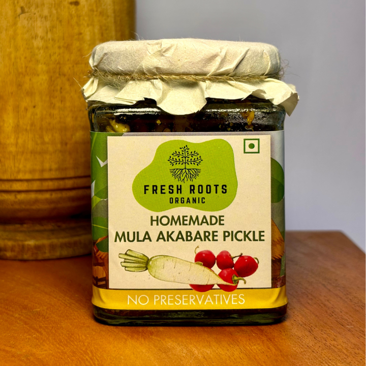 Fresh Roots Organic Mula Akabare Pickle ( Achar) | Daraz.com.np