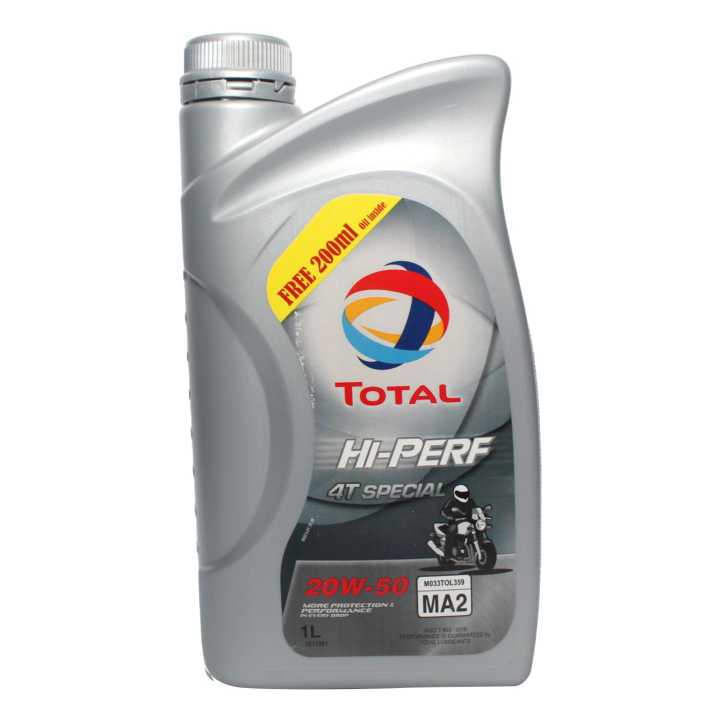 Total Hi-Perf 4T Special 20W-50 Engine Oil - 1.2Litre | Daraz.com.np