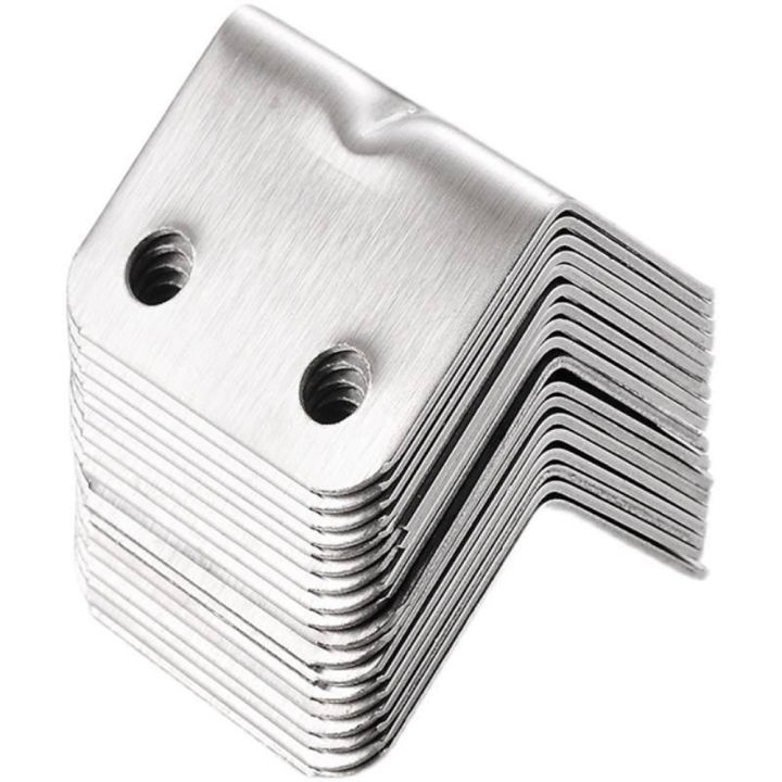 20pcs/lot 90 degree angle L bracket angle stainless steel bracket angle ...