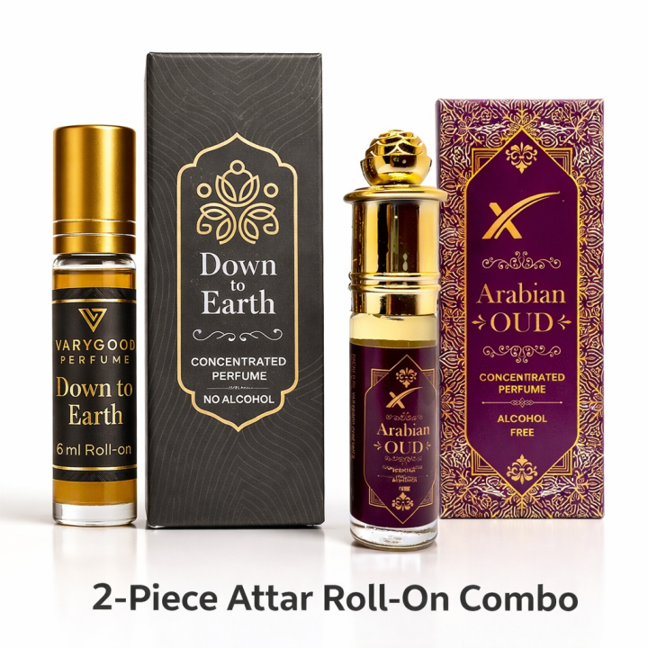 VaryGood Perfumes Down To Earth Attar Roll-On 6ml & Arabian OUd 6 ml ...