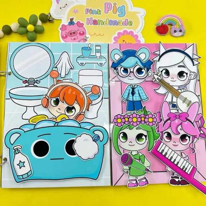 Dodo Book Activity Pinch Quiet Book Rhythm Box Sticker Book Rhythm Box ...