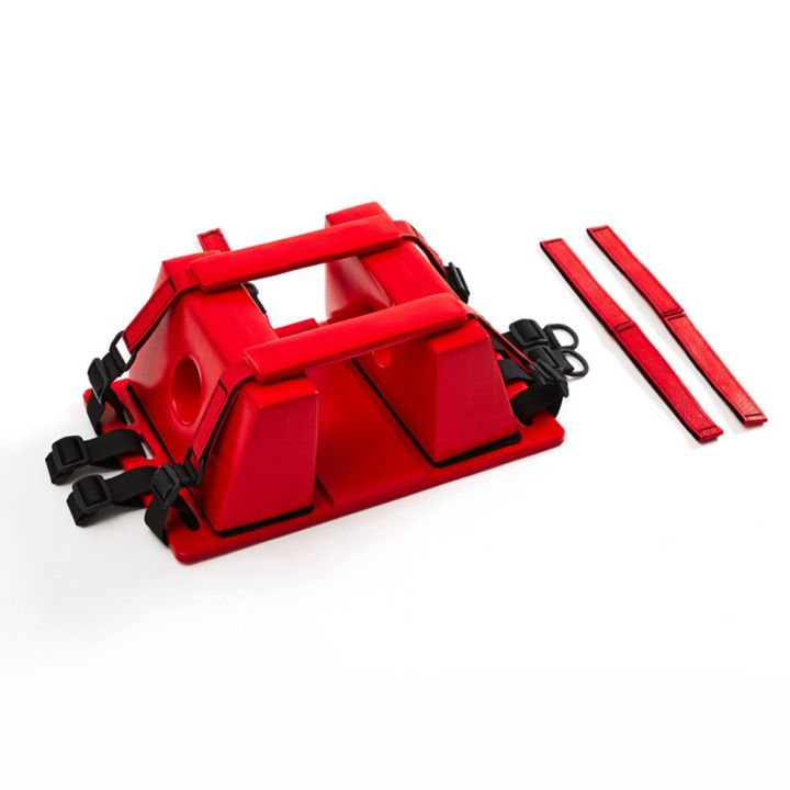 Red Emergency Rescue Head Fixator Water Rescue Stretcher Plate Head ...