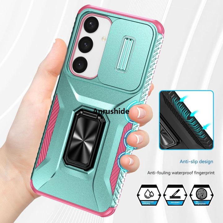 Anrushide For Samsung Galaxy A155G A34 A05S A54 Metal Rotating Bracket ...