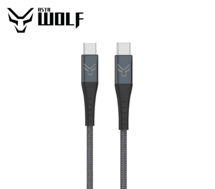 Asta Wolf Hyper 120W Type C to Type C Cable- Ultra Fast Charging- 6A ...