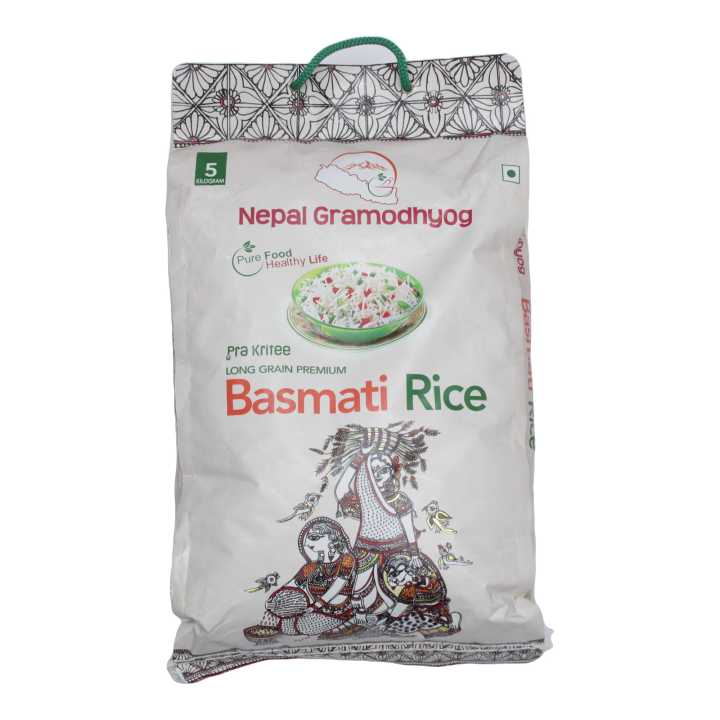 Nepal Gramodhyog Long Grain Basmati Rice, 5 Kg | Daraz.com.np