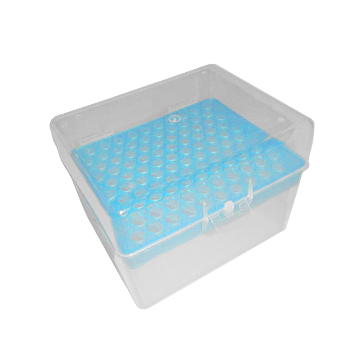 Plastic Dispenser Tips Box 100 Slots Pipette Tip Chemical Biological ...