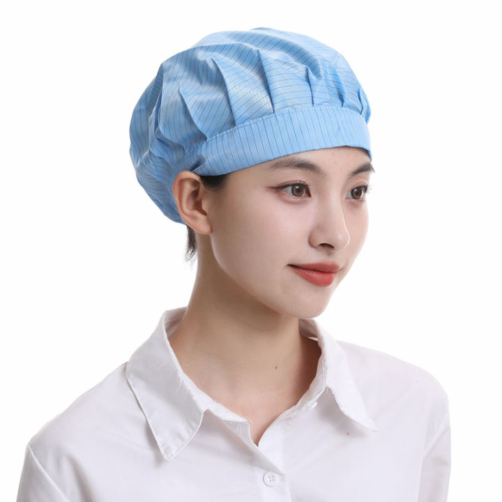 Chef Hat Dust-proof Workshop Catering Hat Food Factory Work Hat Canteen ...